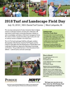 Purdue Turf and Landscape Field Day