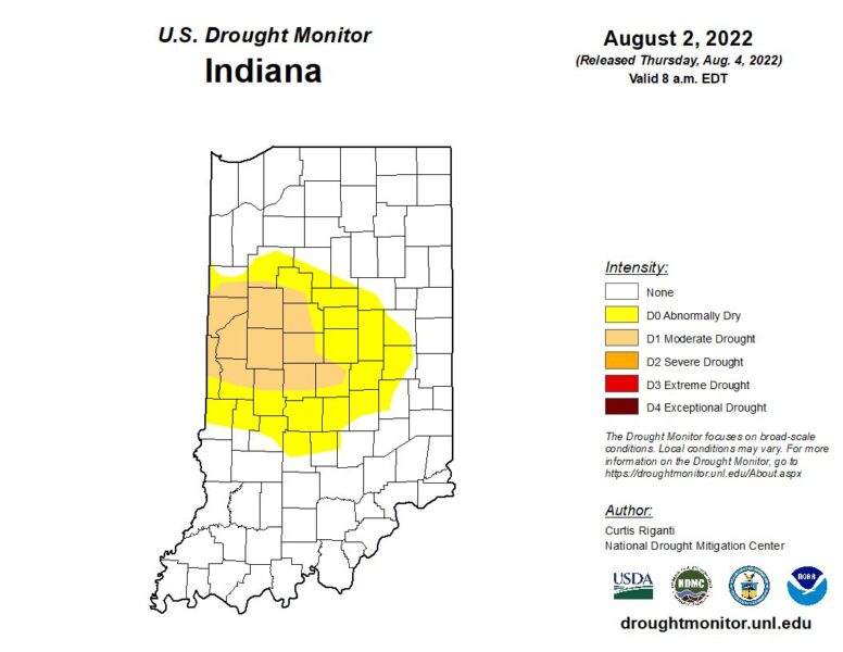 Rainfall helping to eliminate drought across Indiana