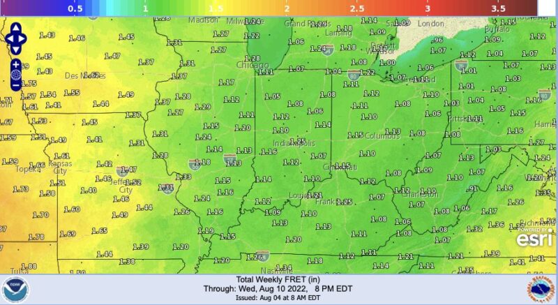 Rainfall helping to eliminate drought across Indiana